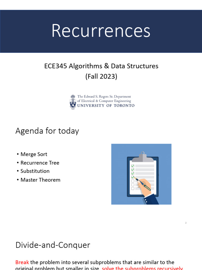 5 Recurrences Template | PDF | Recurrence Relation | Combinatorics