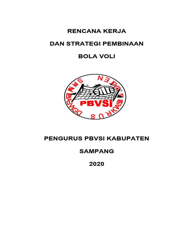 Program Kerja Voli | PDF