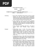 Contoh SK Tim Pembina Posyandu DesKel | PDF