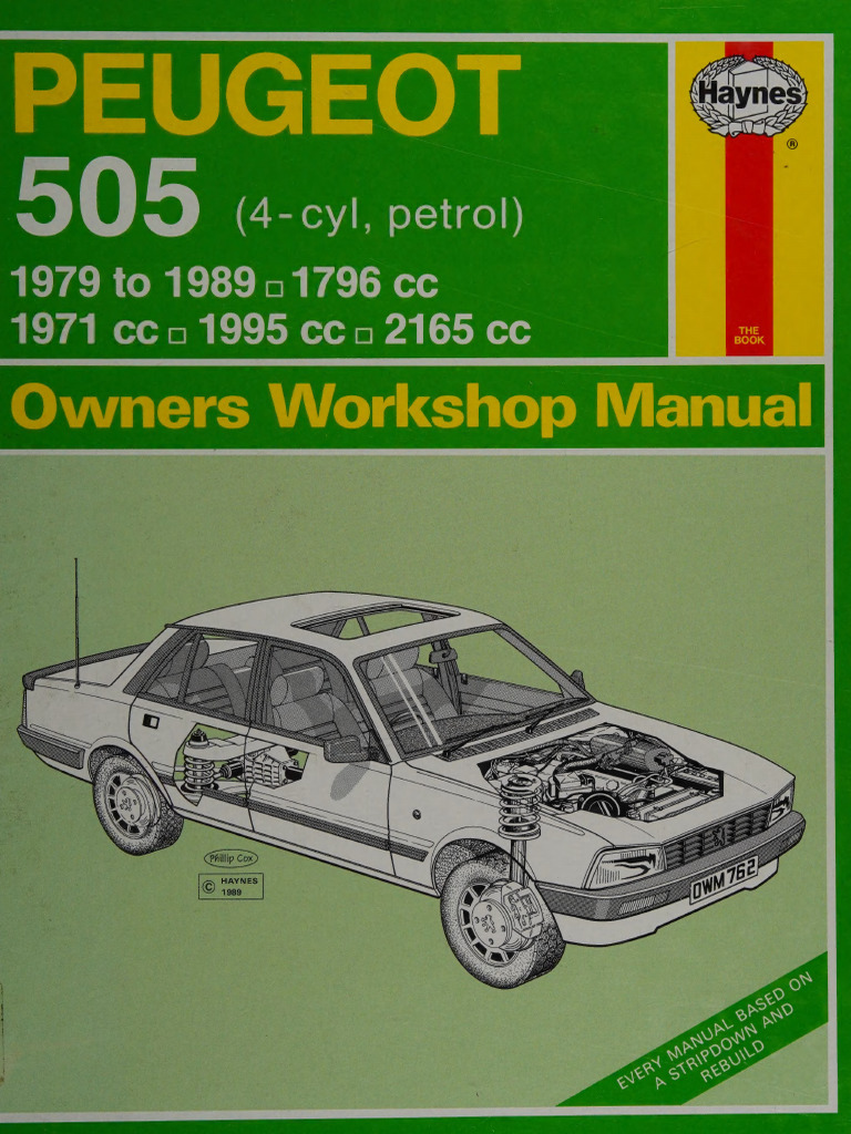 Peugeot 505 | PDF | Nut (Hardware) | Washer (Hardware)