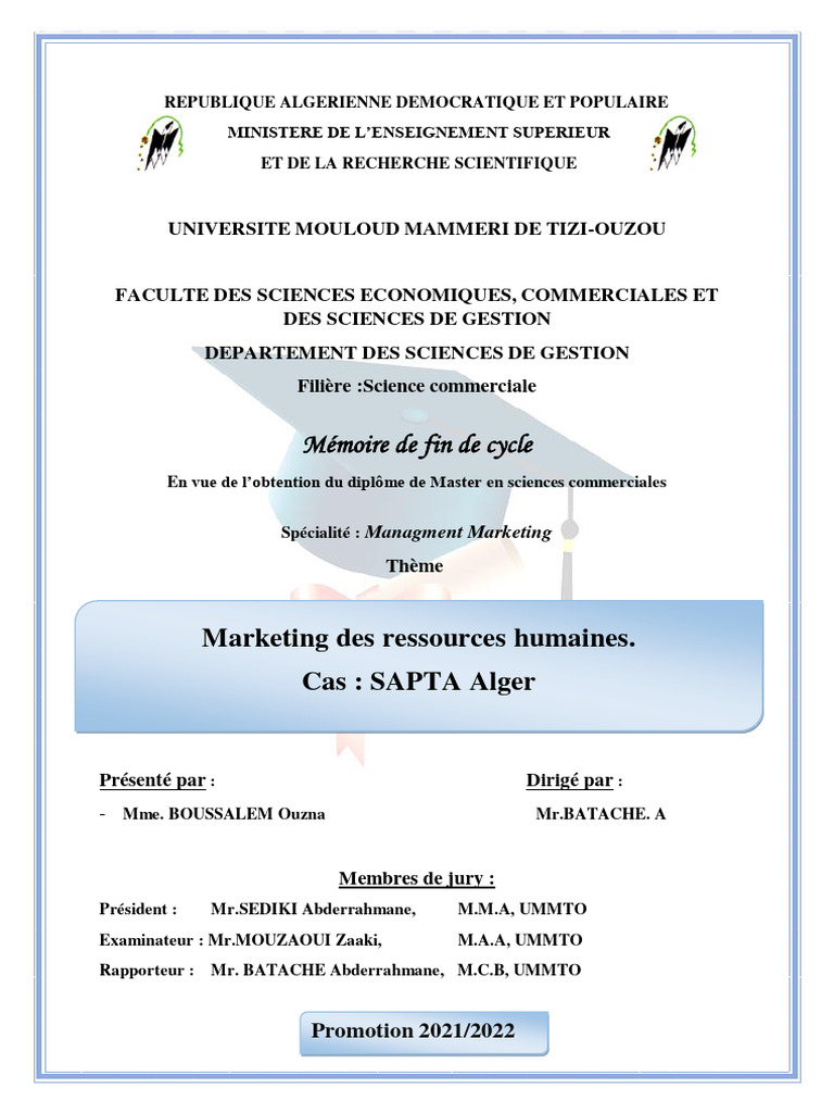 Memoire Final 2 | PDF