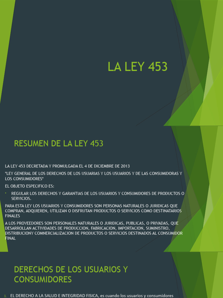 Presentación 6.1 | PDF | Los consumidores | Protección al Consumidor