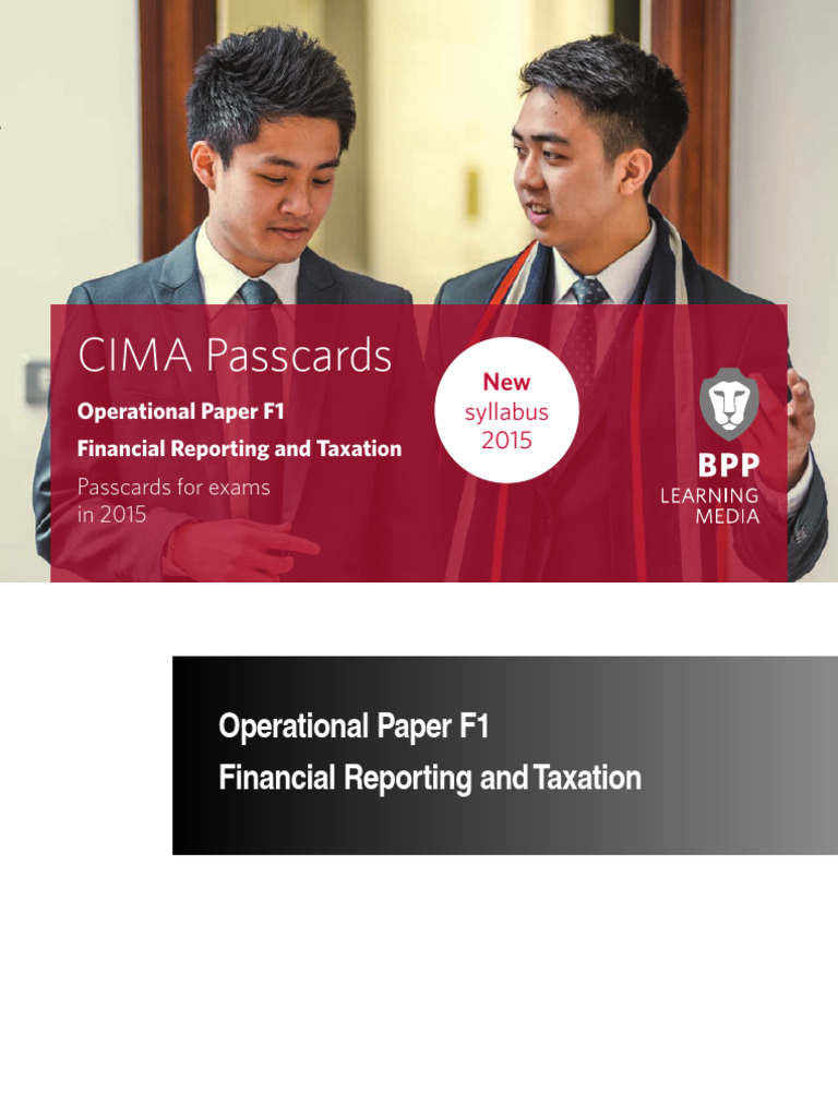 F1 Passcards | PDF | International Financial Reporting Standards | Audit
