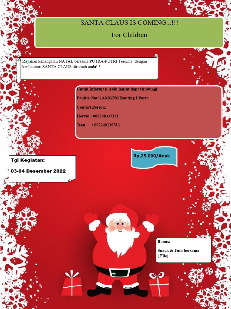 Brosur Santa Claus | PDF