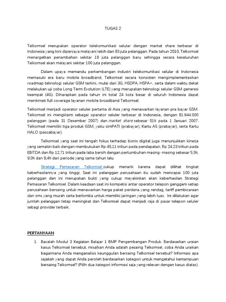 Tugas 2 Pengembangan Produk | PDF