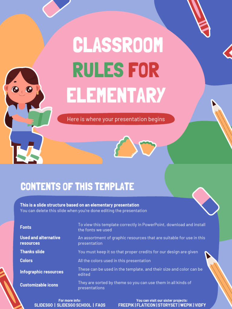 Classroom Rules For Elementary | PDF | Planets | Solar System