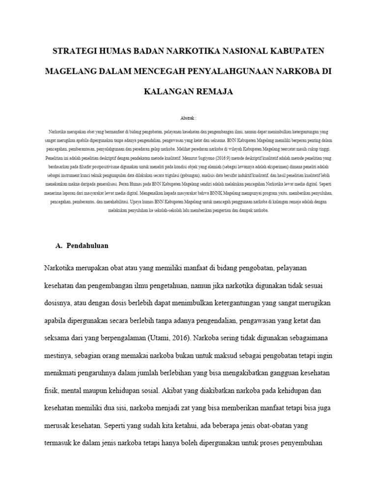 AAS GPA - Jessica Tosya Boseke (20.0802.0011) STRATEGI HUMAS BNN KAB ...