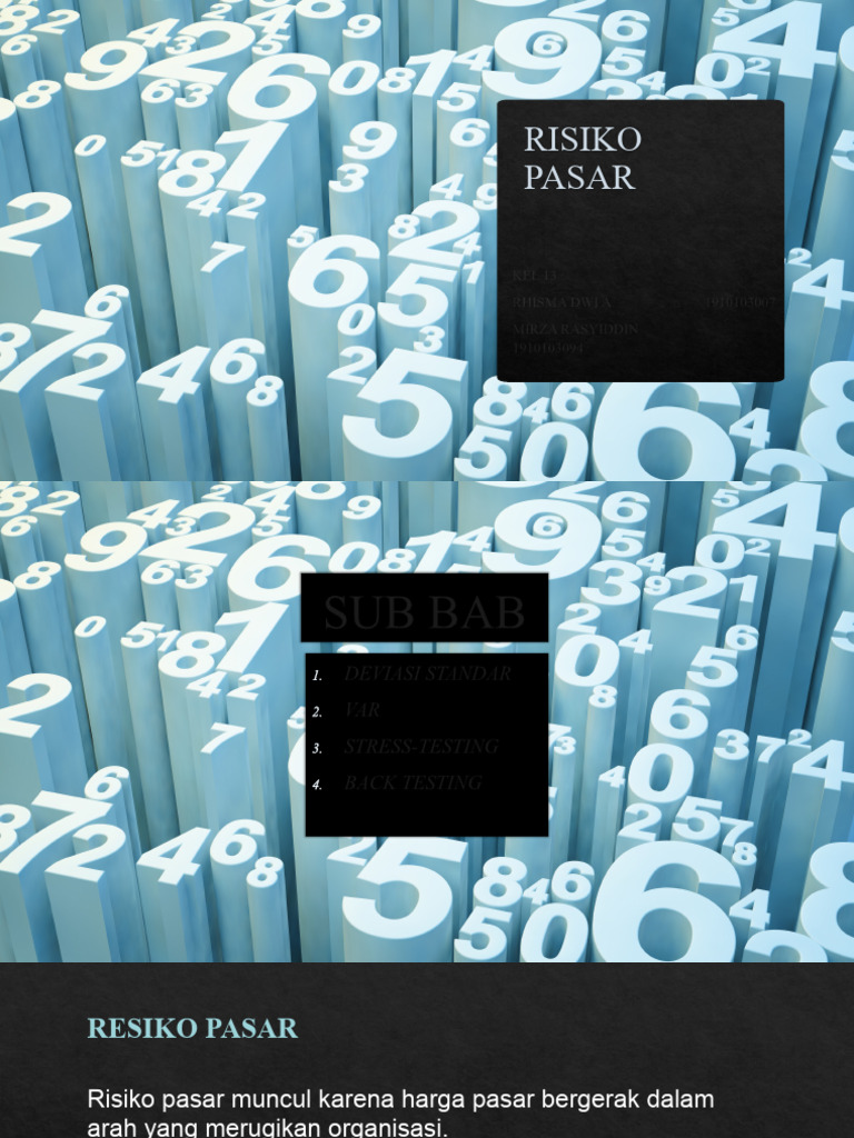 Risiko Pasar | PDF