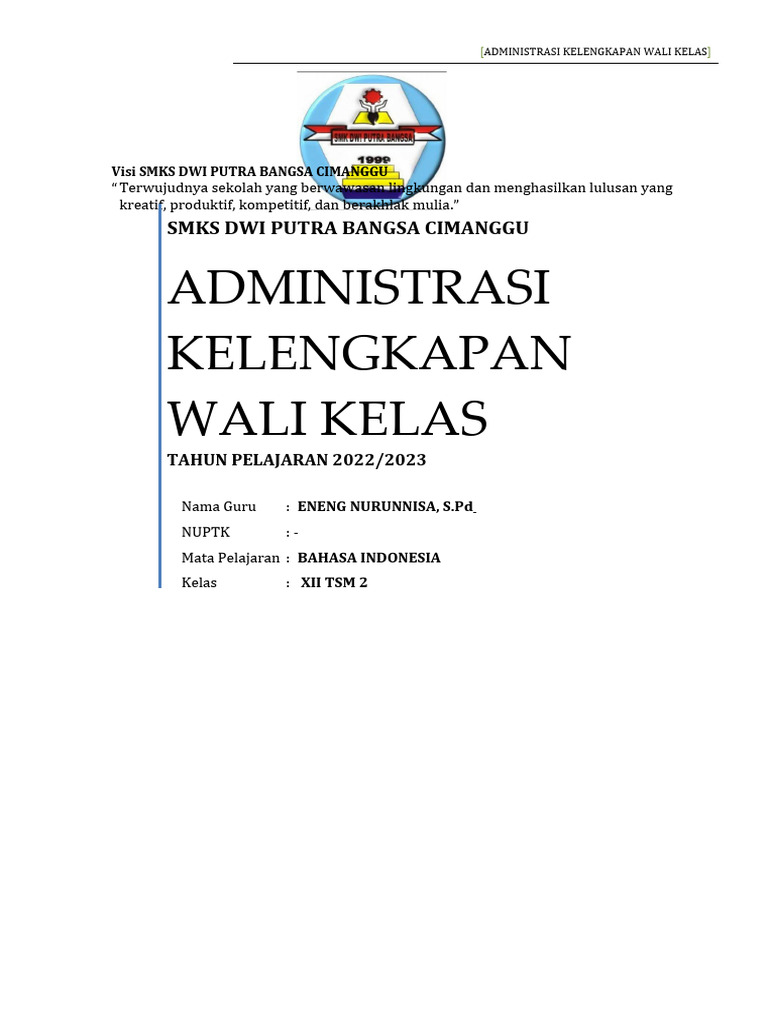 Adm Guru PJOK Kls XI th.20-21 | PDF
