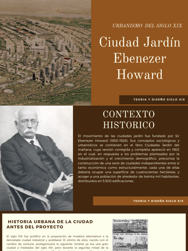 Ciudad Jardín Ebenezer Howard | PDF