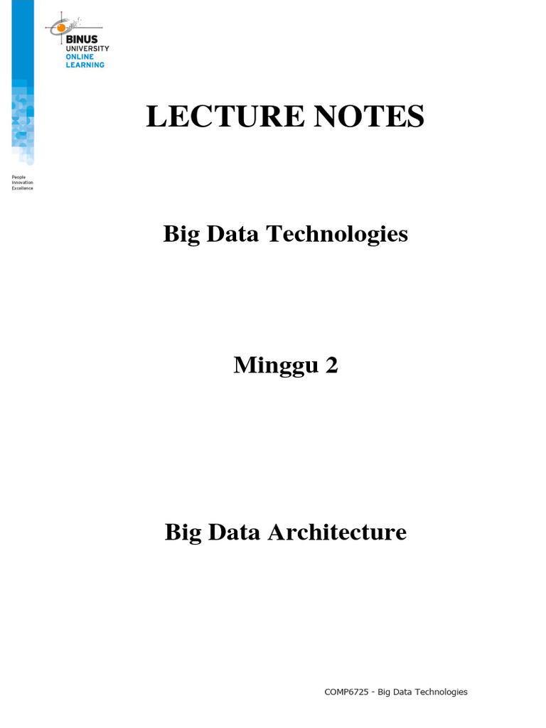 LN02-Big Data Architecture | PDF
