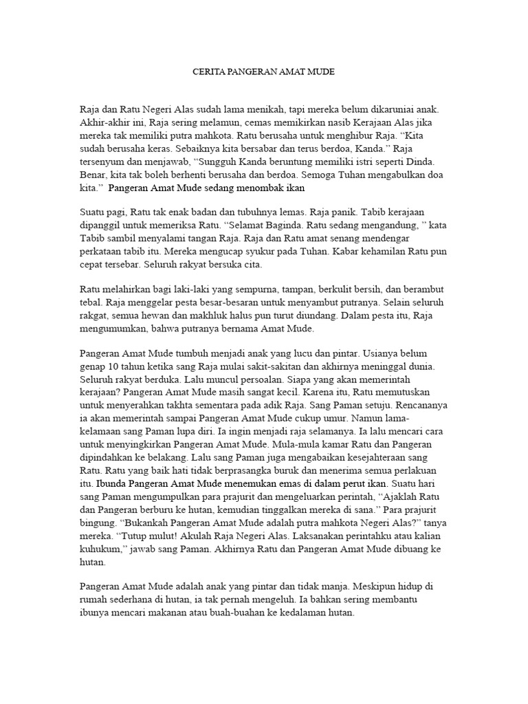 Cerita Pangeran | PDF