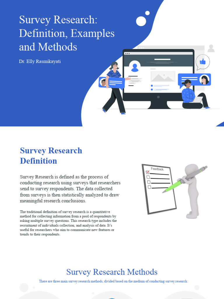 Survey Research - Definition, Examples and Methods | PDF | Survey Methodology | Sampling ...