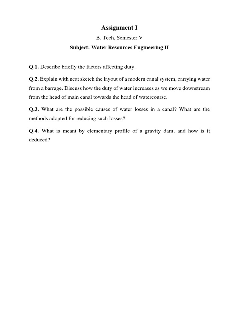 Assignment WRE II | PDF