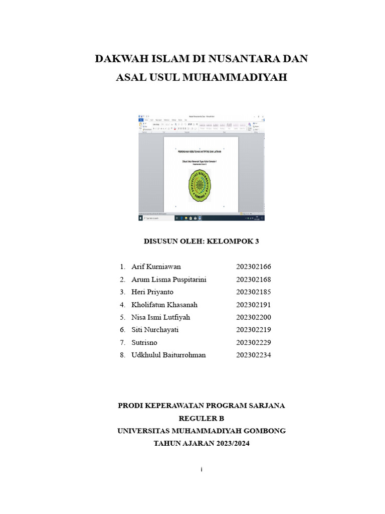 Makalah Mahasiswa Dakwah Islam New | PDF
