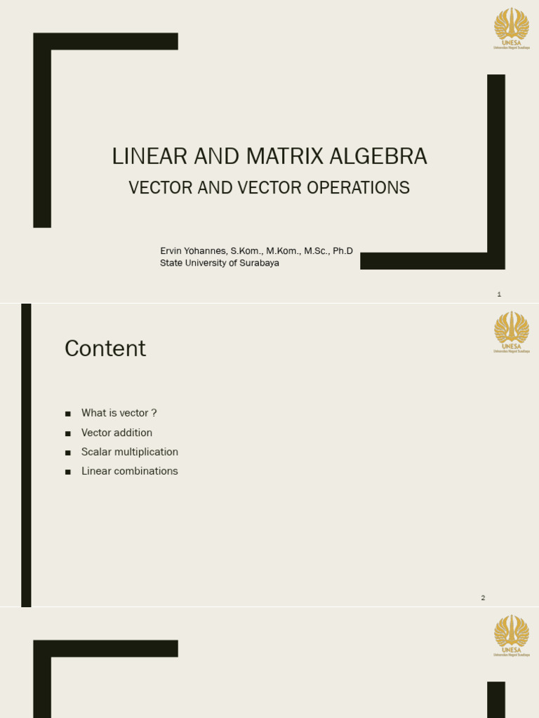 Vector and Vector Operations | PDF Vector and Vector Operations | PDF