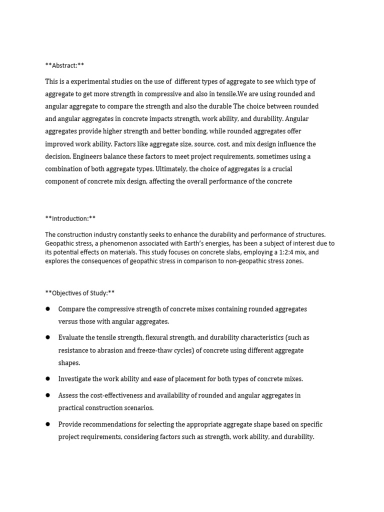 Capstone Project | PDF | Concrete | Strength Of Materials