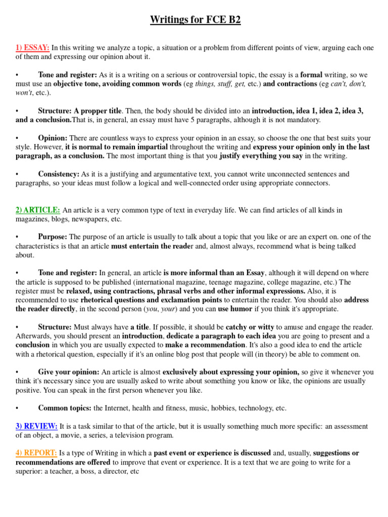 Writings Summary | PDF | Essays | Experience