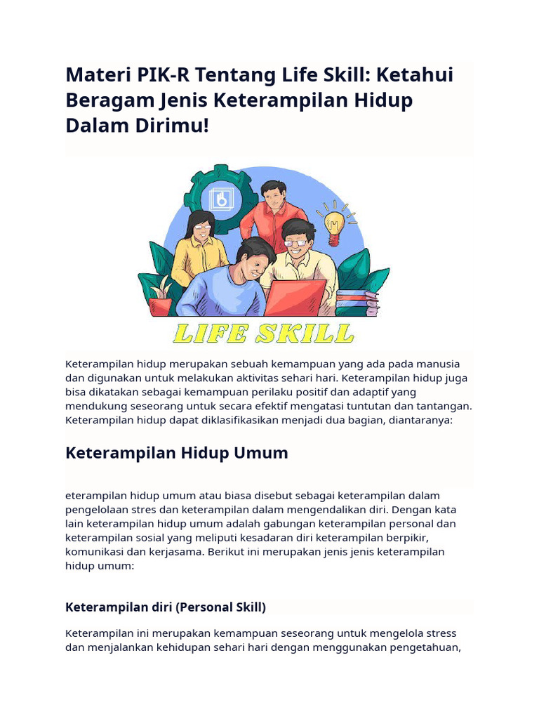 Materi PIK-R | PDF