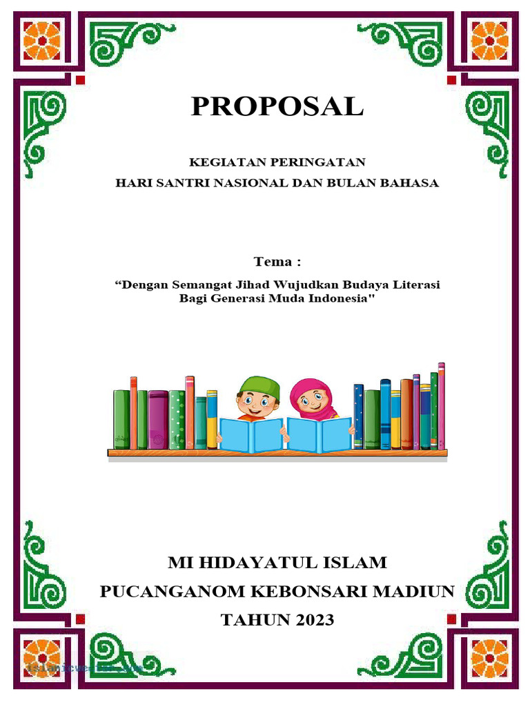 Proposal HSN Dan Bulan Bahasa | PDF