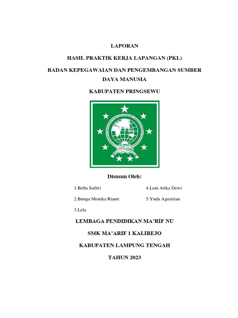 Laporan PKL BKPSDM | PDF