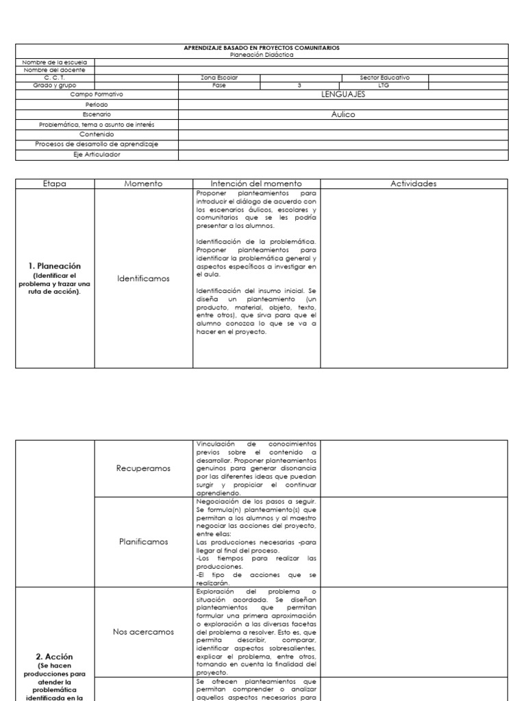 Formatos Planeación Fase 3 | PDF | Evaluación | Aprendizaje Formatos Planeación Fase 3 | PDF | Evaluación | Aprendizaje