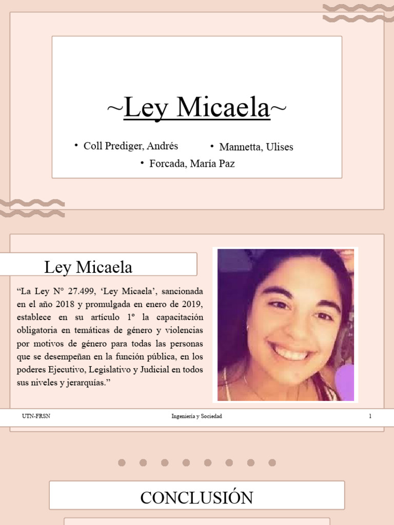 Ley Micaela | PDF