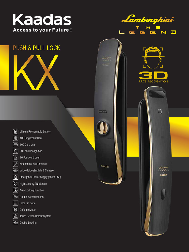 Kaadas 3 | Download Free PDF | Personal Identification Number | Battery Charger