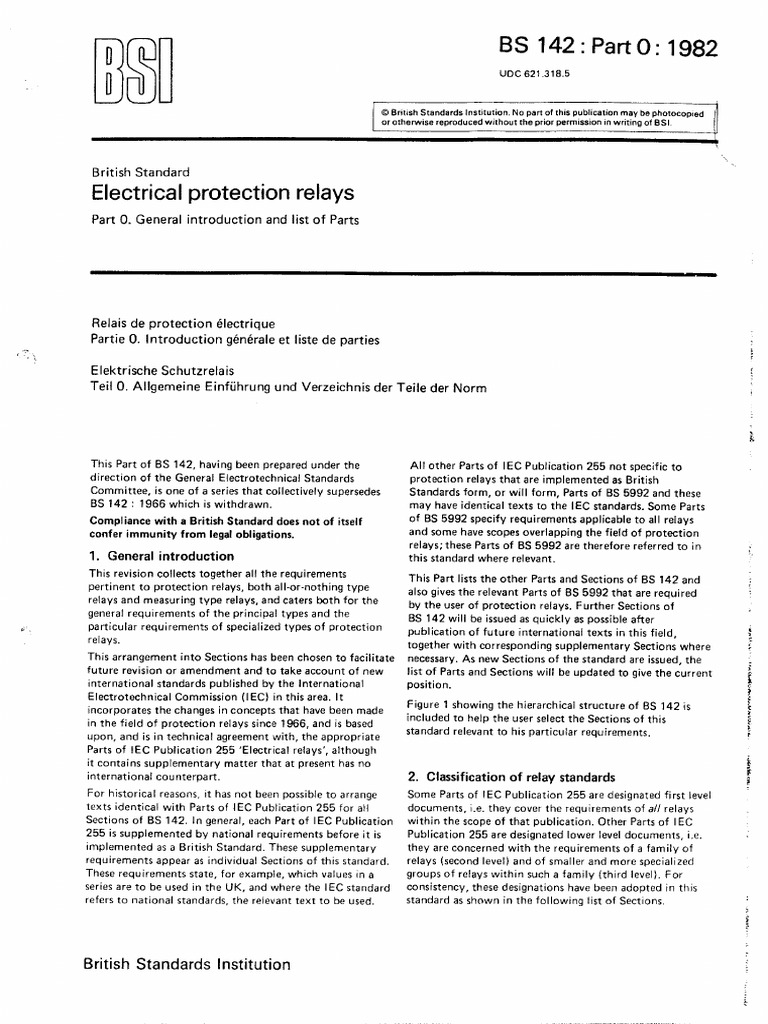 0005-BS 142 - Part 0 - 1982 | PDF