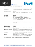 Certificate of Analysis: Product | PDF | Microbiology | Biology