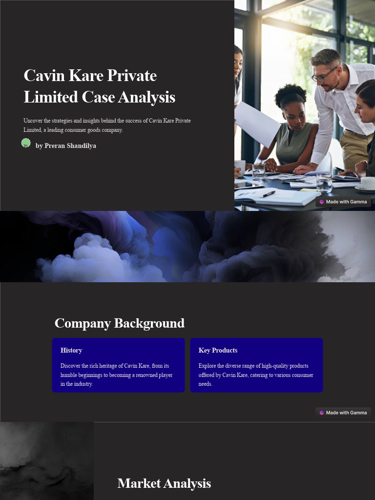 Cavin Kare Private Limited Case Analysis | PDF