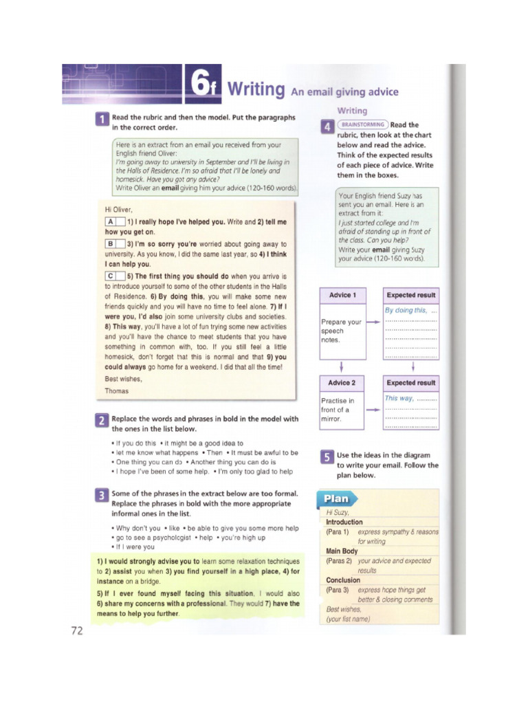 Email Giving Advice | PDF