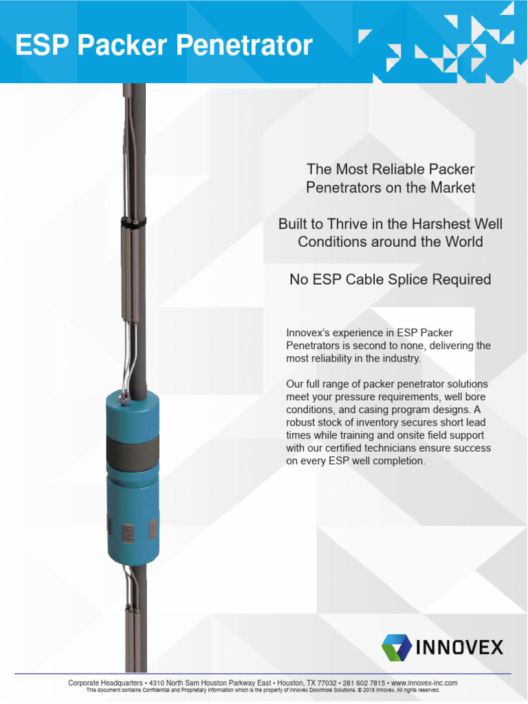 ESP Packer Solutions for Harsh Wells | PDF | Manufactured Goods