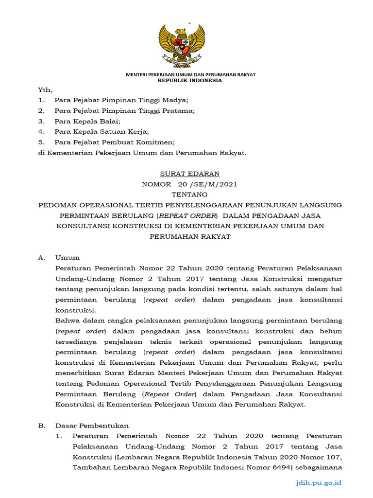 SE Repeat Order | PDF