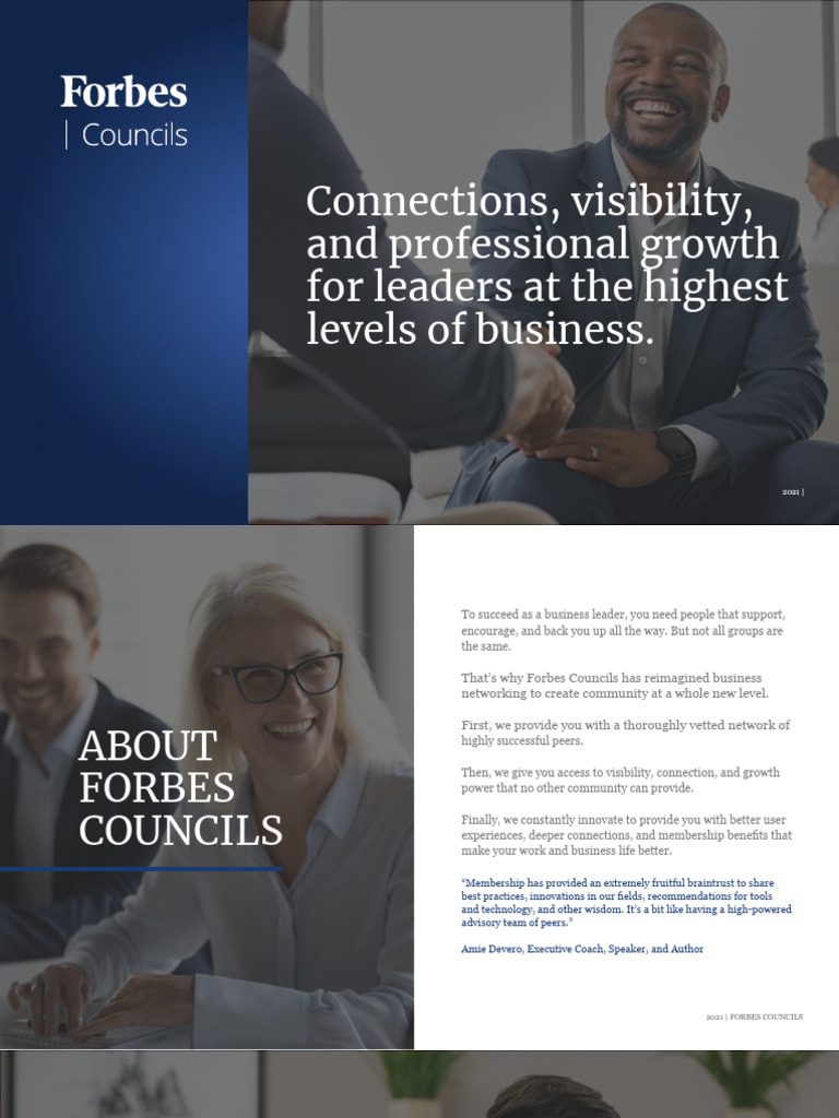 Forbes Council Brochure | PDF | Forbes | Cyberspace