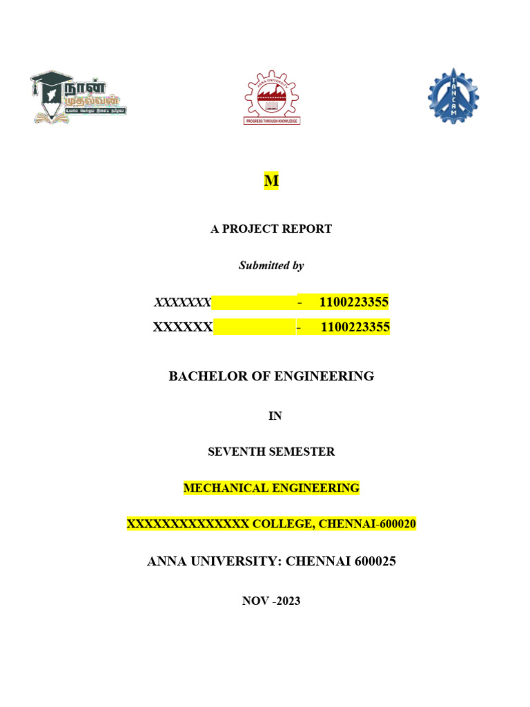 SAMPLE PROJECT REPORT_ SURFACE MODELLING-NAAN MUDHALVAN 2 | PDF