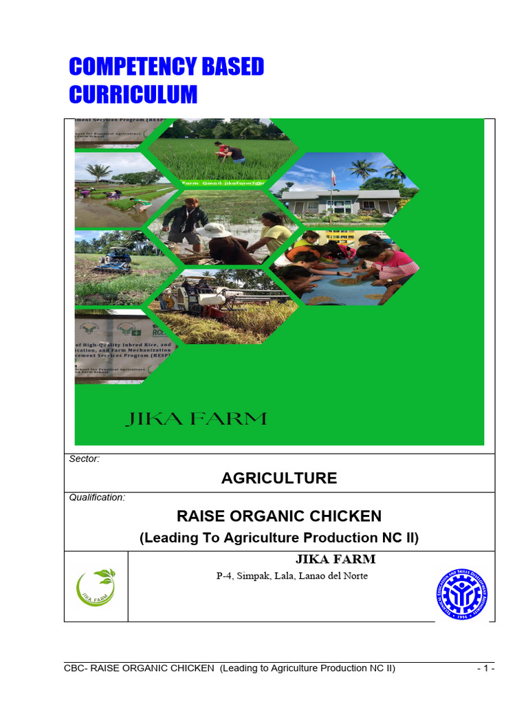 CBC Raise Organic Chicken Daan PDF Mathematics Methodology