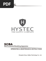 SCBA User Manual and Maintenance Guide | PDF | Valve | Breathing