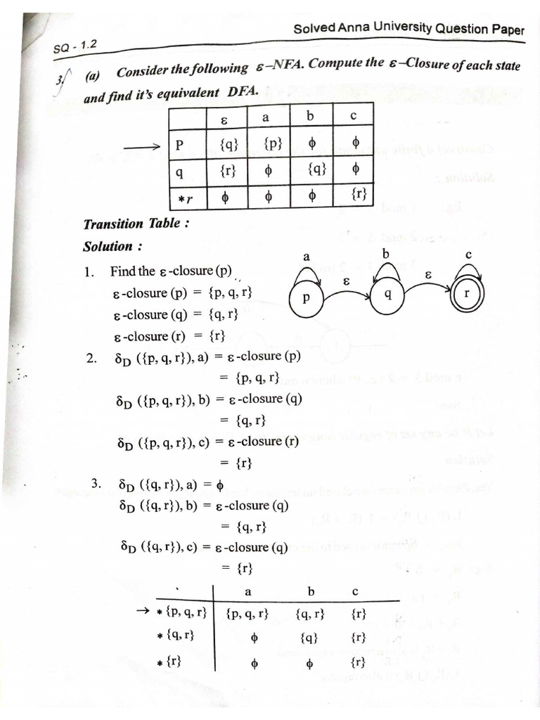 24-07-23 Toc Practice Questions | PDF