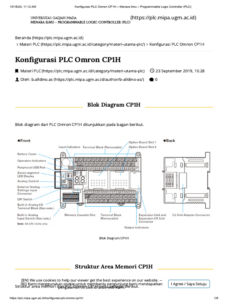 Konfigurasi PLC Omron CP1H - Menara Ilmu - Programmable Logic ...