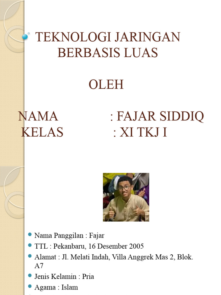 Teknologi Jaringan Berbasis Luas | PDF