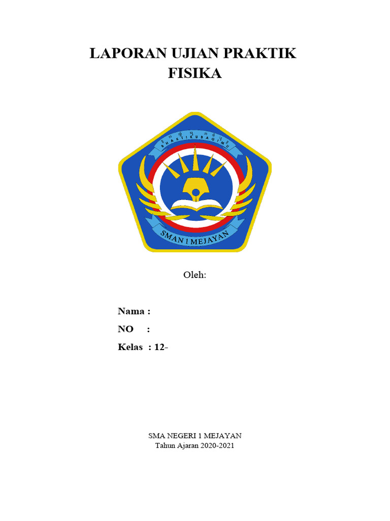 LAPORAN Ujian Praktik Fisika Ayunan | PDF