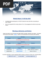 UKMTO Vessel Position Reporting Form - Initial Report | PDF