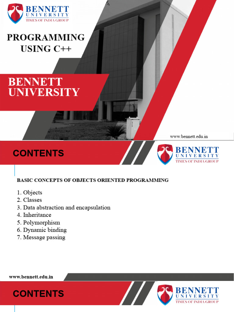 Lec 1 | PDF | Class (Computer Programming) | Object (Computer Science)