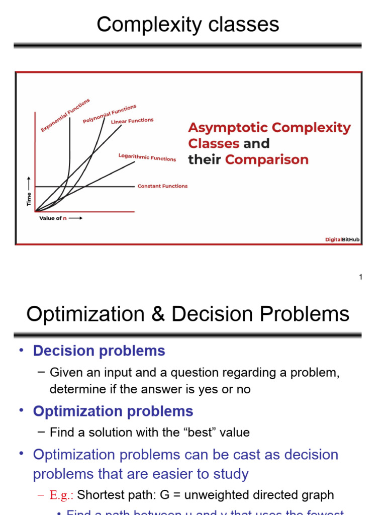 Complexity Classes | PDF
