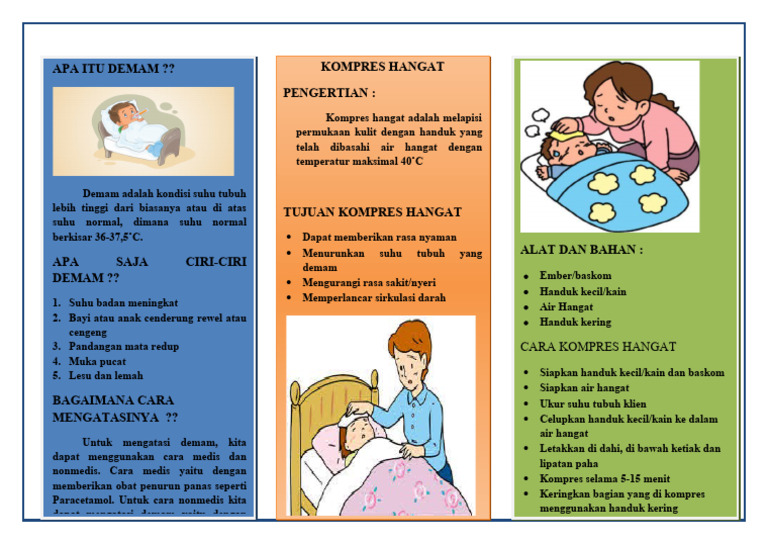 Leaflet Demam | PDF