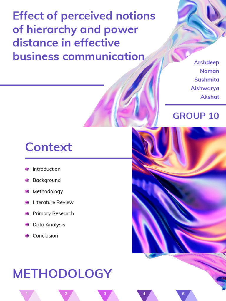 Effect of Perceived Notions of Hierarchy and Power Distance in ...