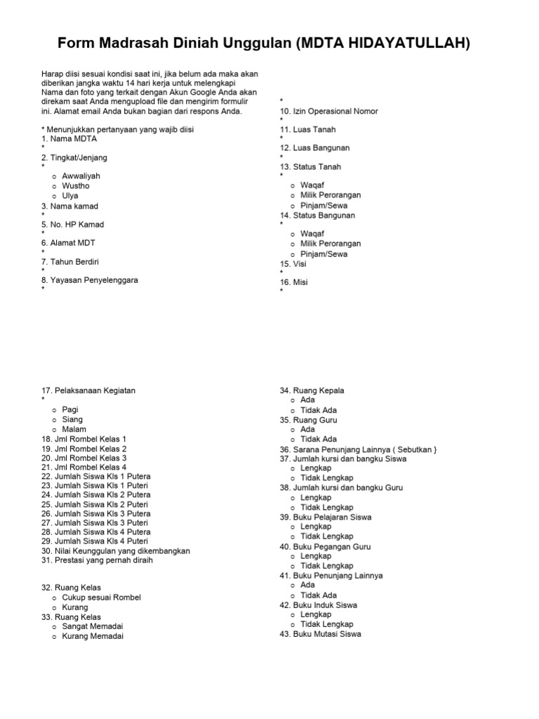 form-list-pengisian-madin-unggulan-mdta-hidayatullah-2023-pdf