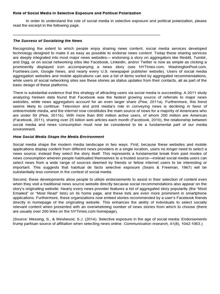 CHAPTER-3-Role-of-Social-Media-in-Selective-Exposure-and-Pol | PDF ...