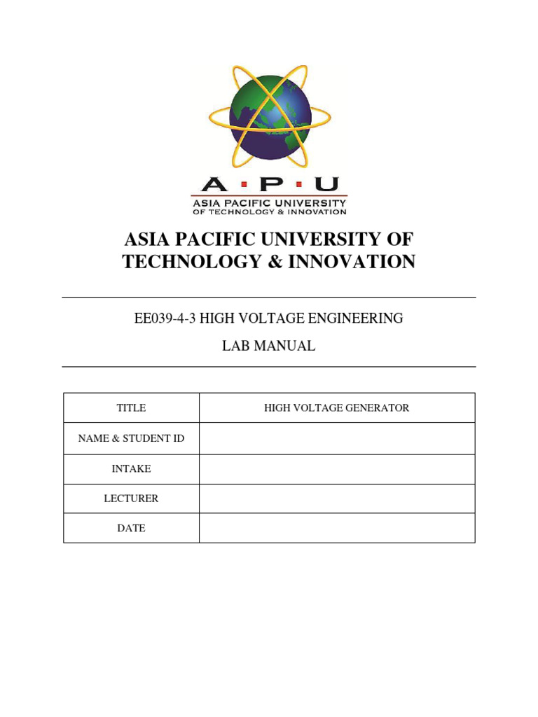 EE039-4-3-HVE-Lab Manual-Guided | Download Free PDF | Capacitor | Inductance